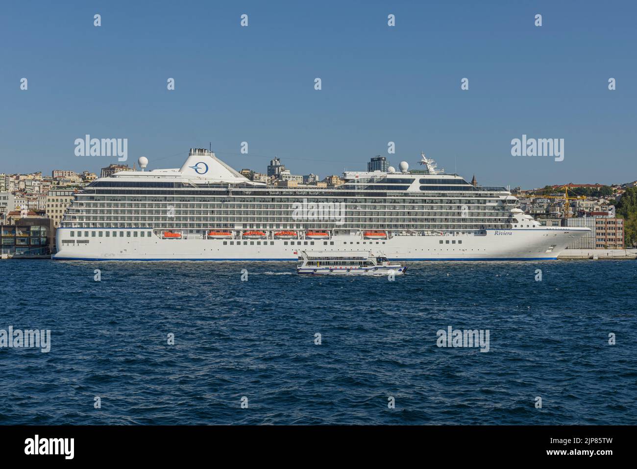 ISTANBUL - TURKEY, AUGUST 2, 2022: MS Riviera Cruise Ship in Istanbul ...