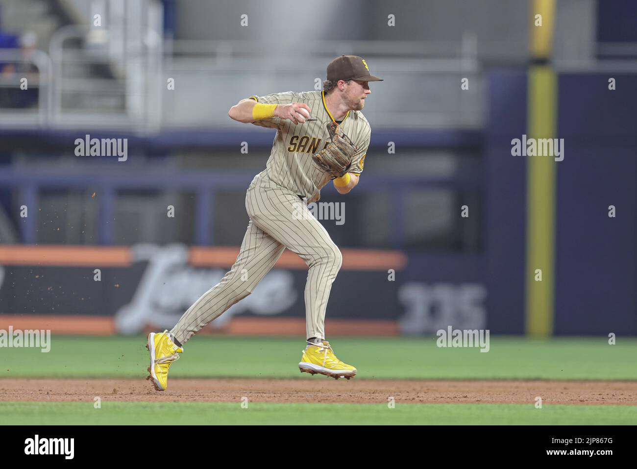 Miami, FL. USA; San Diego Padres second baseman Jake Cronenworth (9 ...