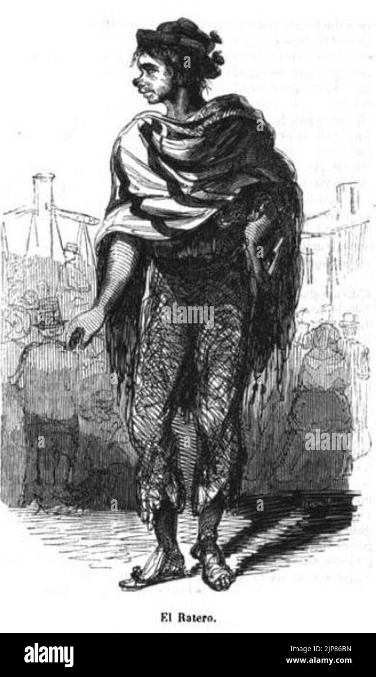 The Spaniards 293-El Ratero Stock Photo - Alamy