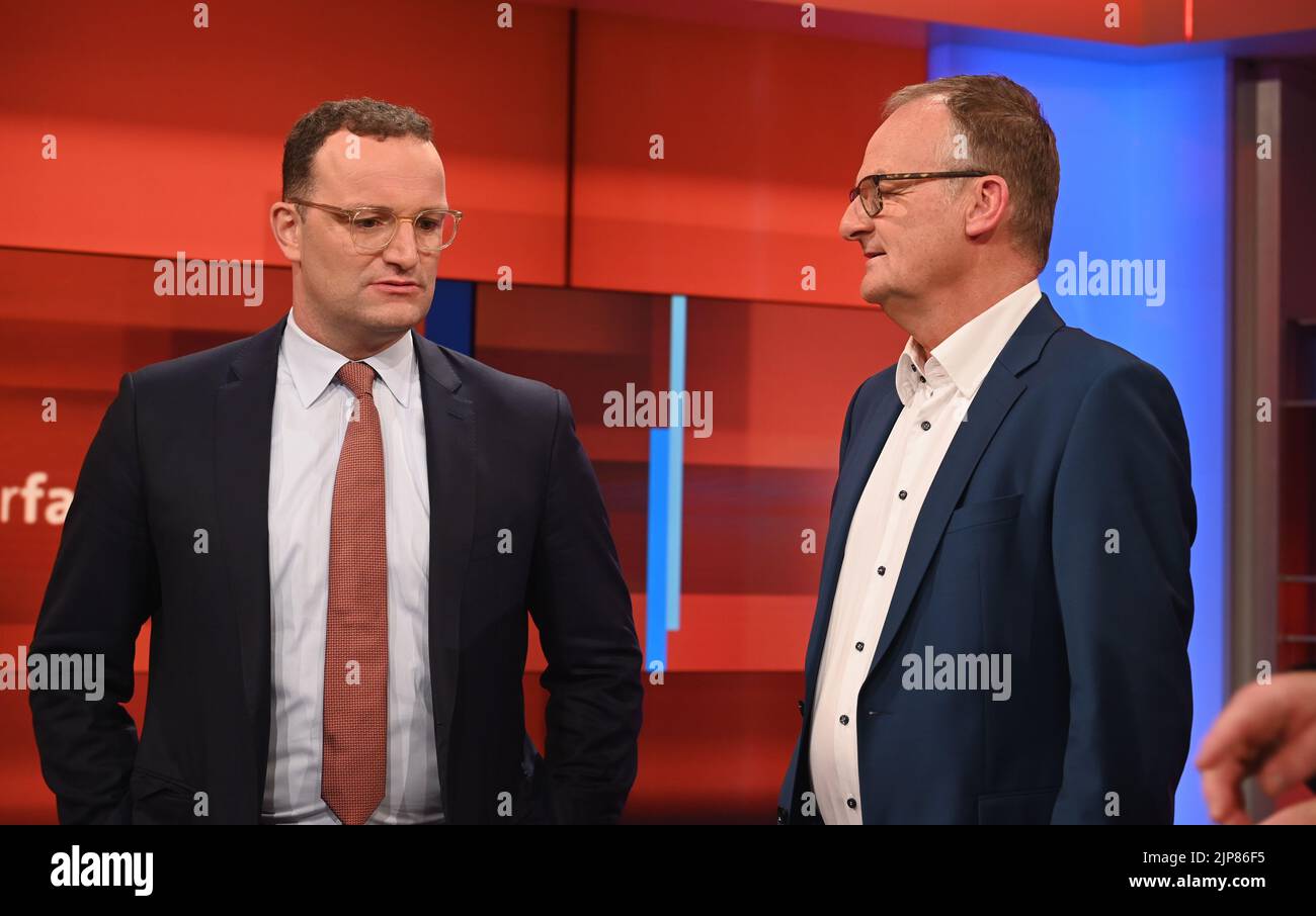 Cologne, Germany. 15th Aug, 2022. Politician Jens Spahn, CDU, in ...