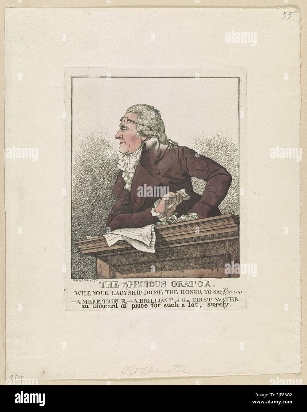 The specious orator hi-res stock photography and images - Alamy