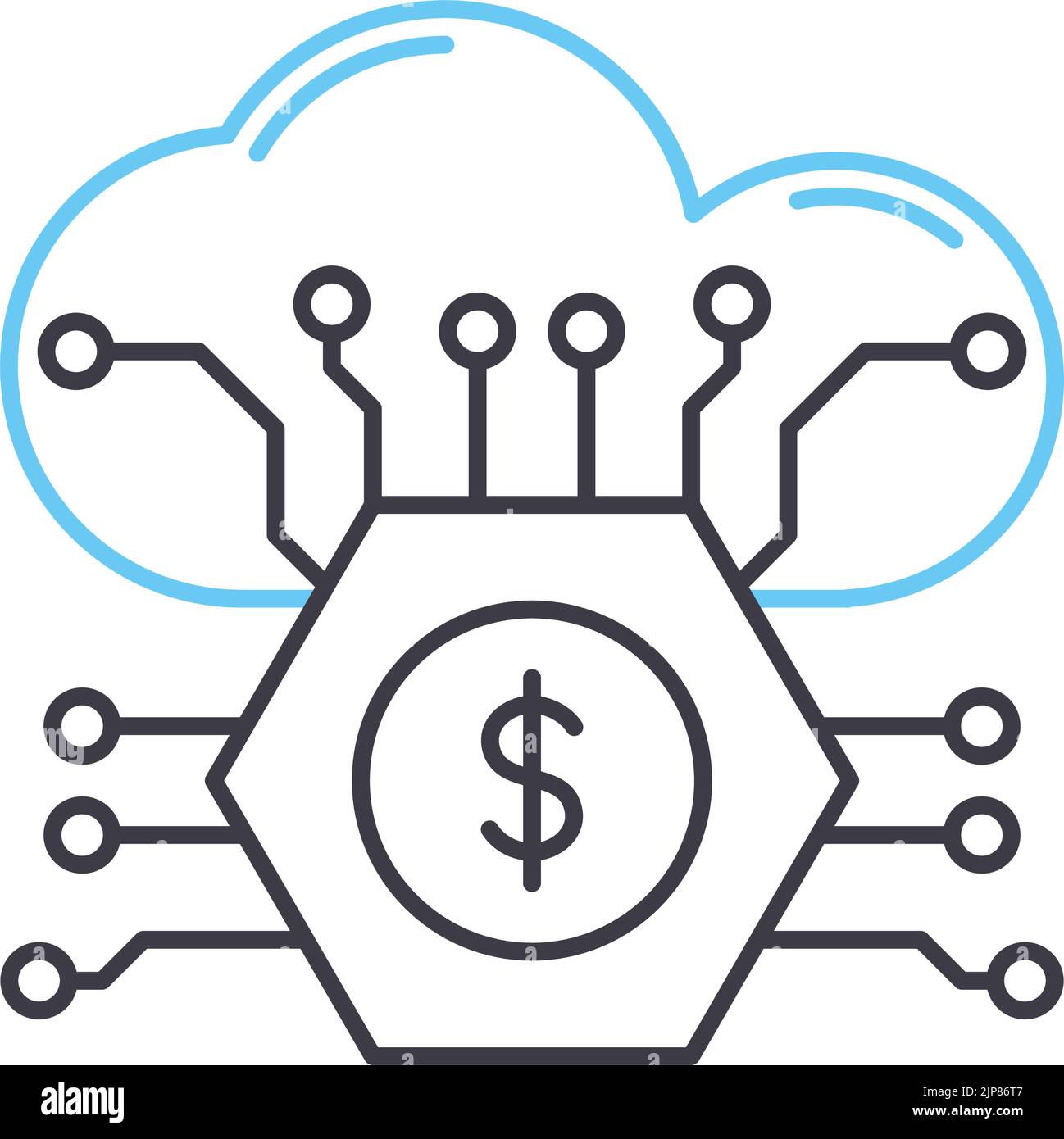 Cloud financial network hi-res stock photography and images - Alamy