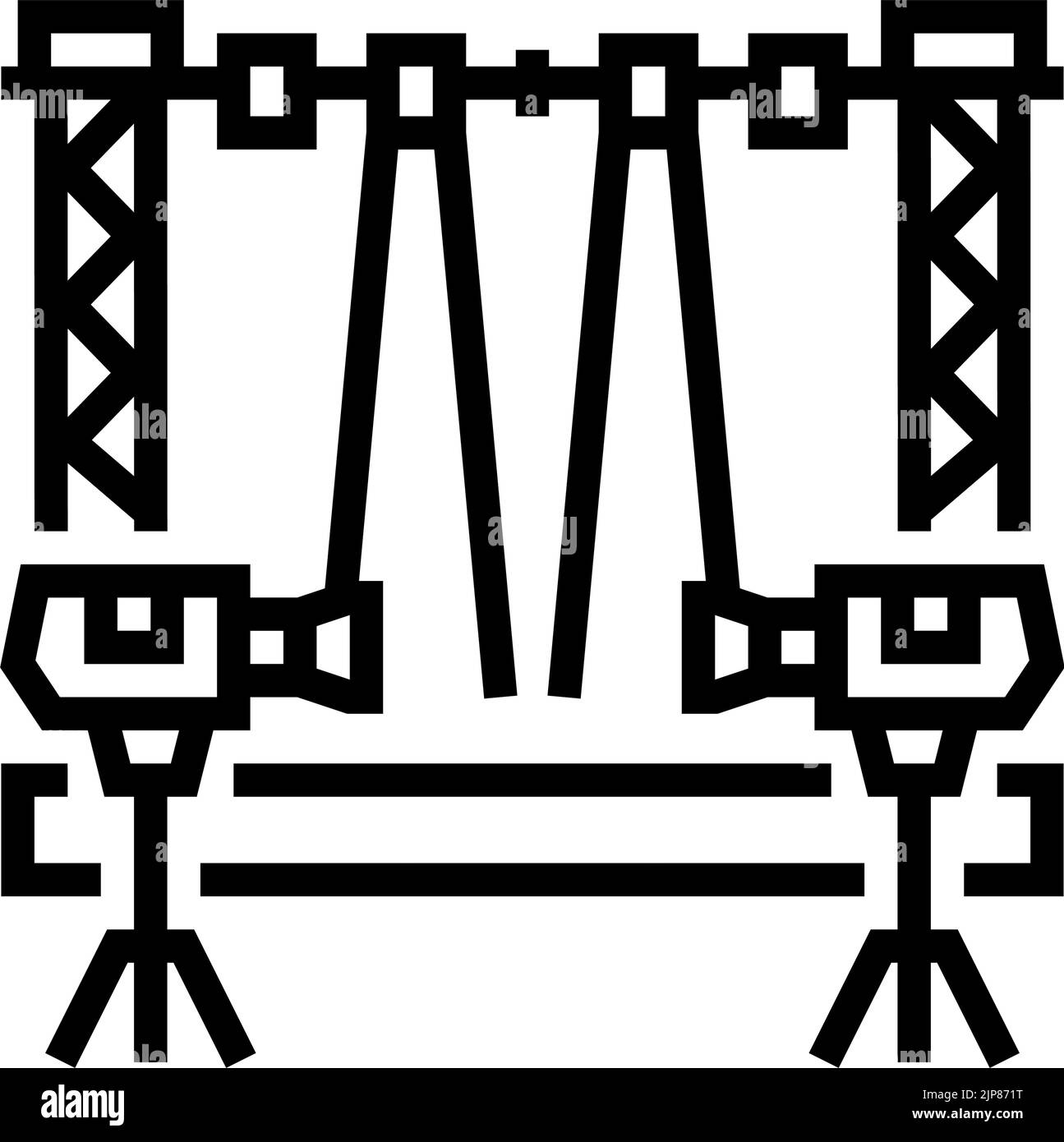 scene video production film line icon vector illustration Stock Vector ...