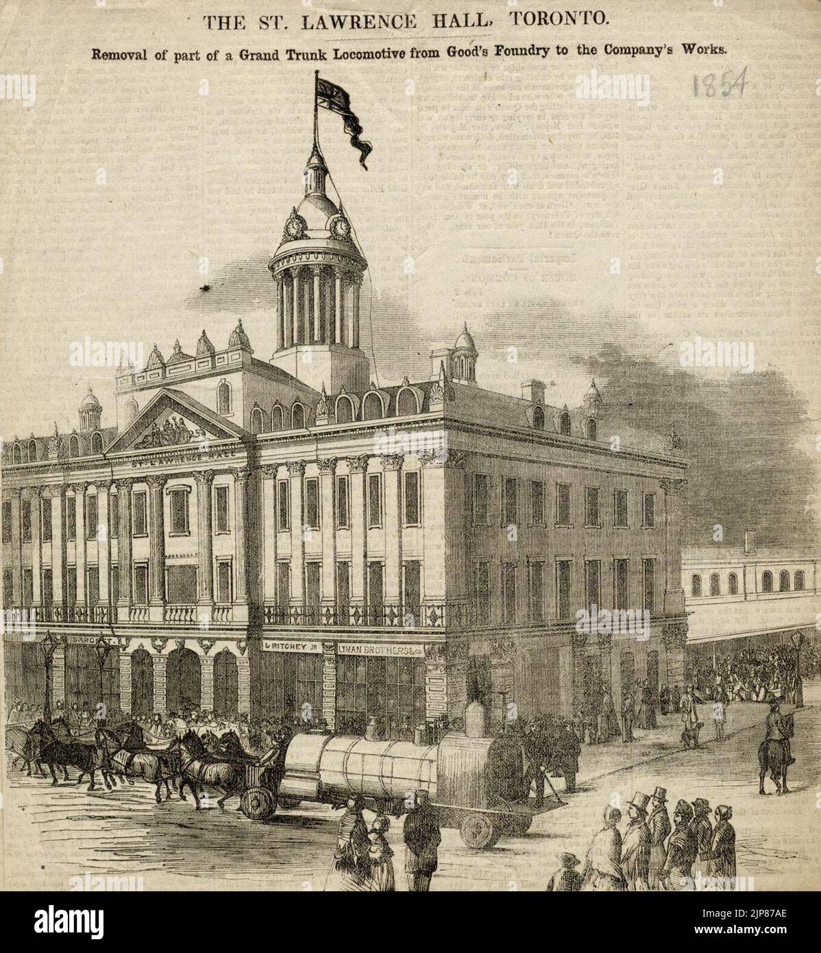 St lawrence hall hi-res stock photography and images - Alamy