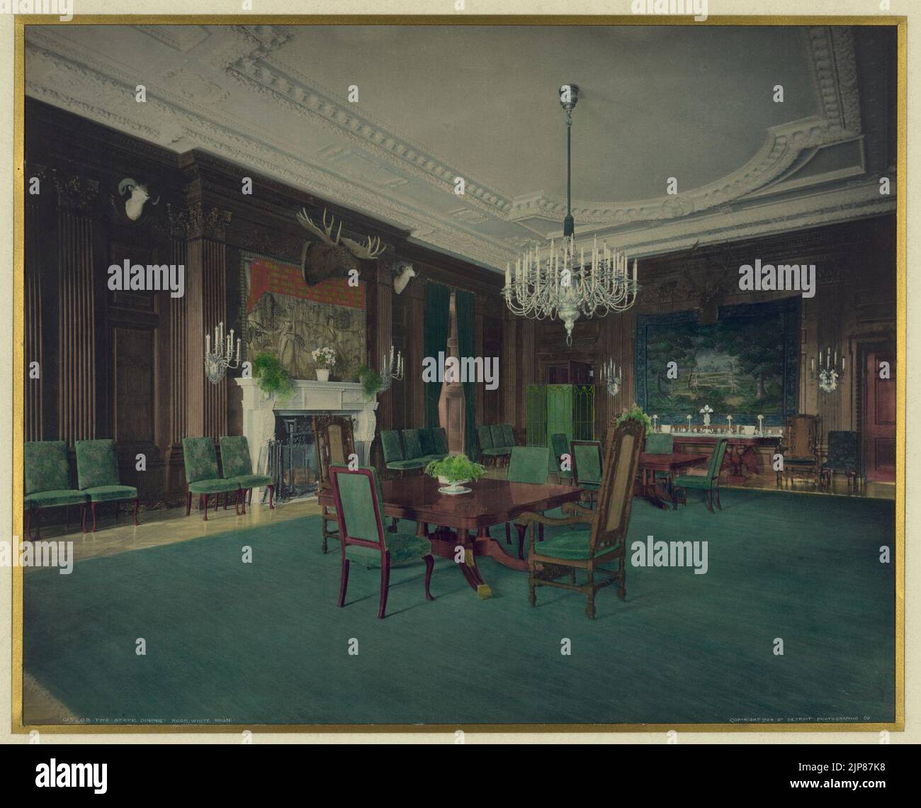 The State Dining Room, White House Stock Photo - Alamy