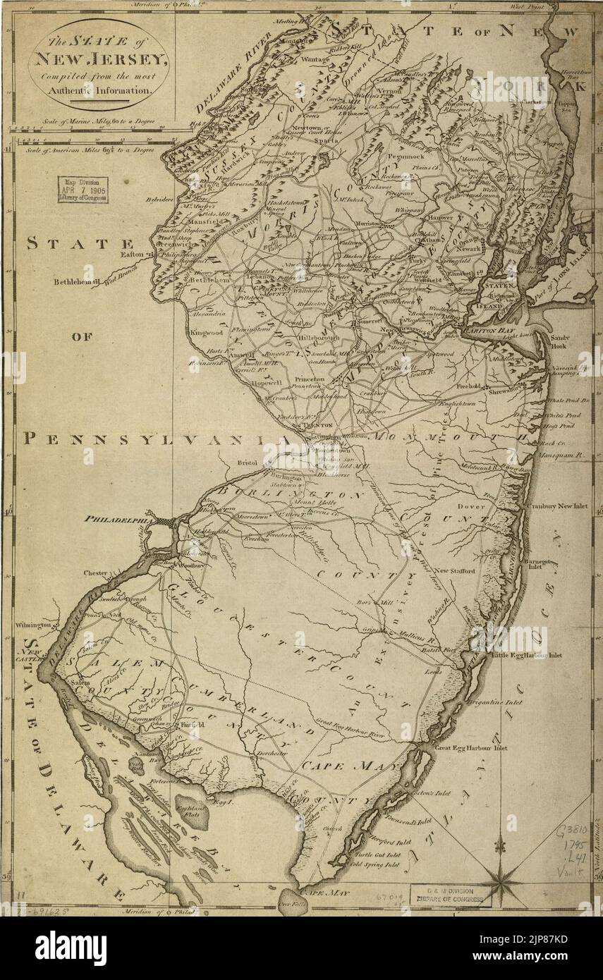 The State of New Jersey, compiled from the most authentic information ...