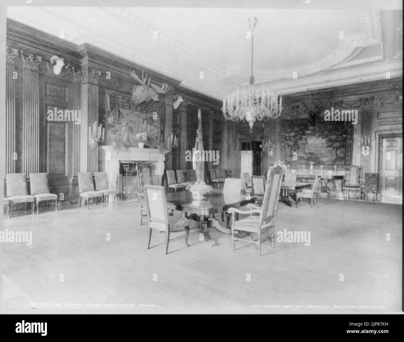 The State Dining Room, White House Stock Photo - Alamy
