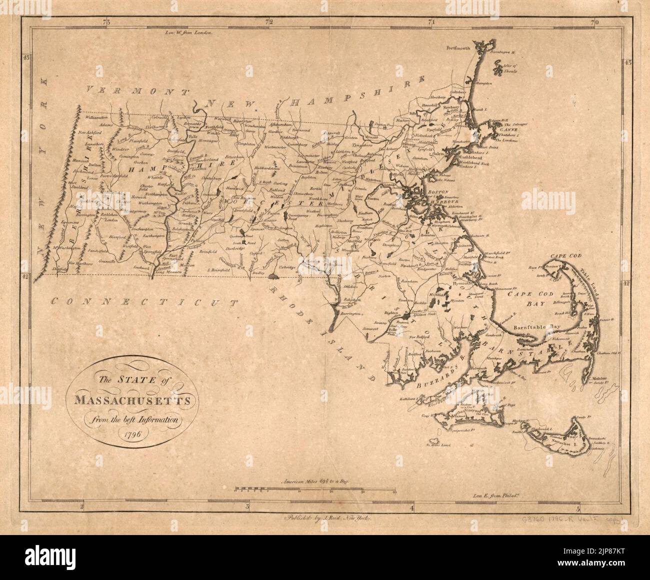 The state of Massachusetts - from the best information Stock Photo - Alamy