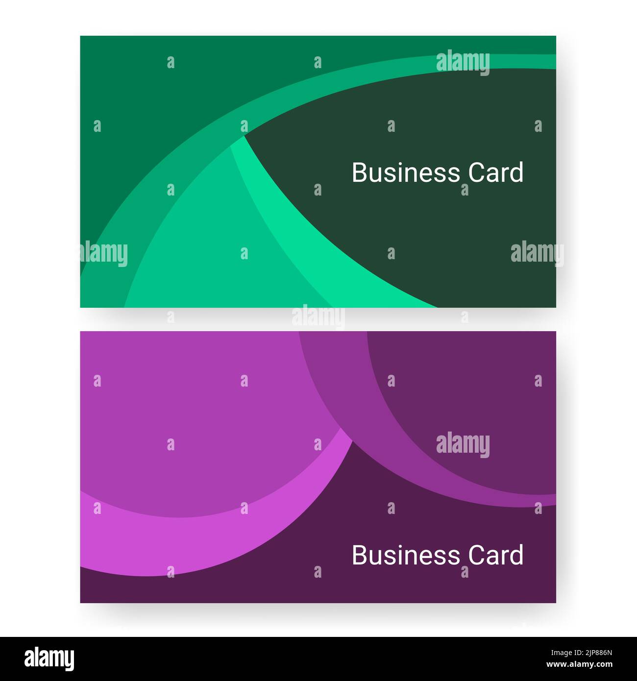business card name template set background Stock Vector Image & Art - Alamy