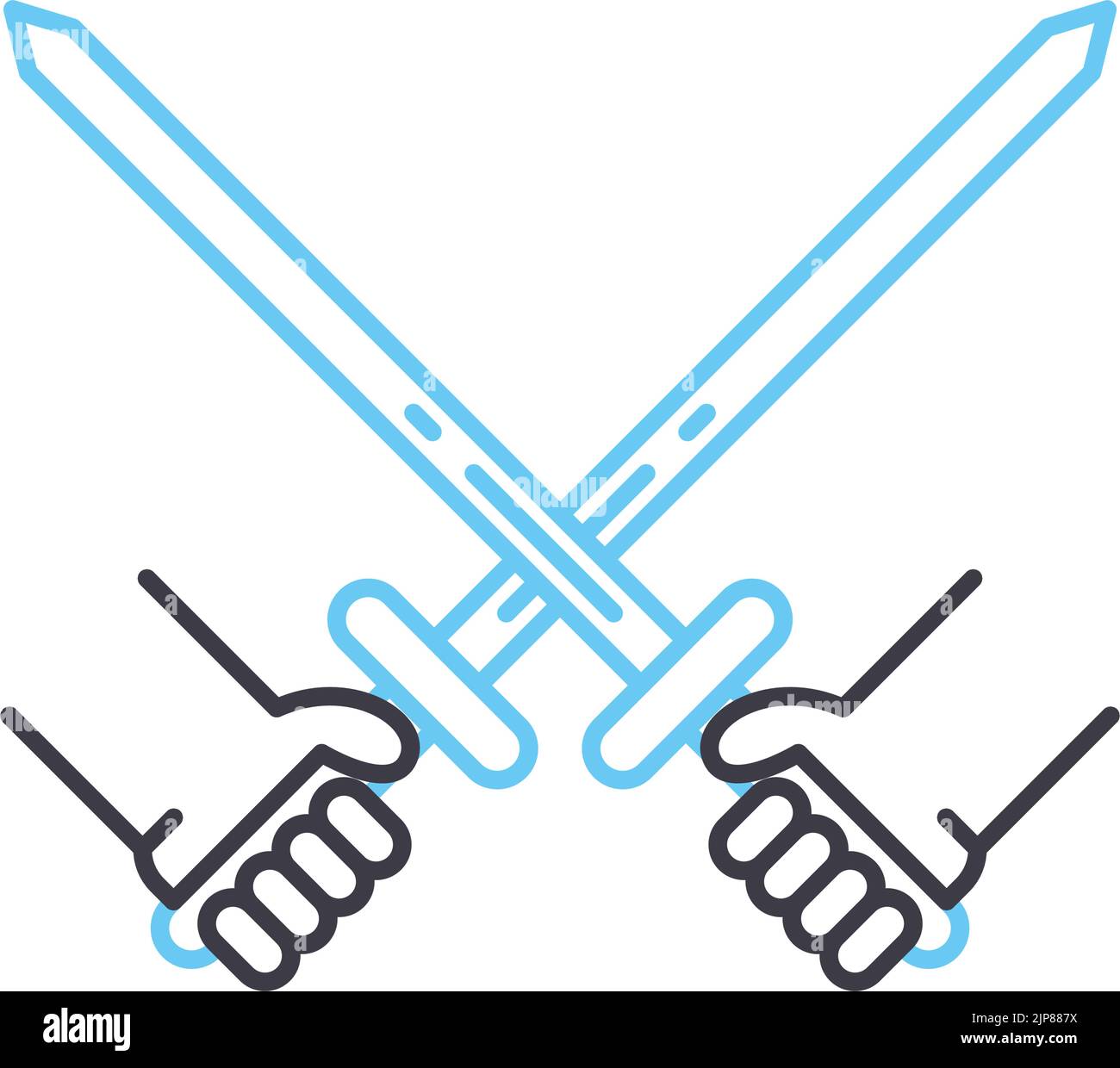 Fencing pictogram hi-res stock photography and images - Alamy