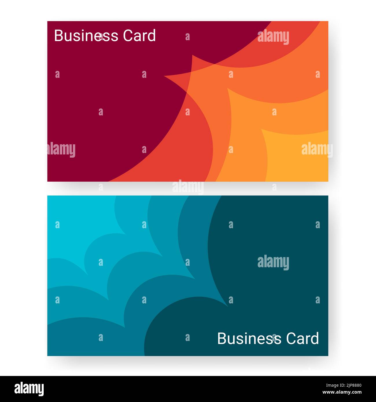 business card set templates background Stock Vector Image & Art - Alamy