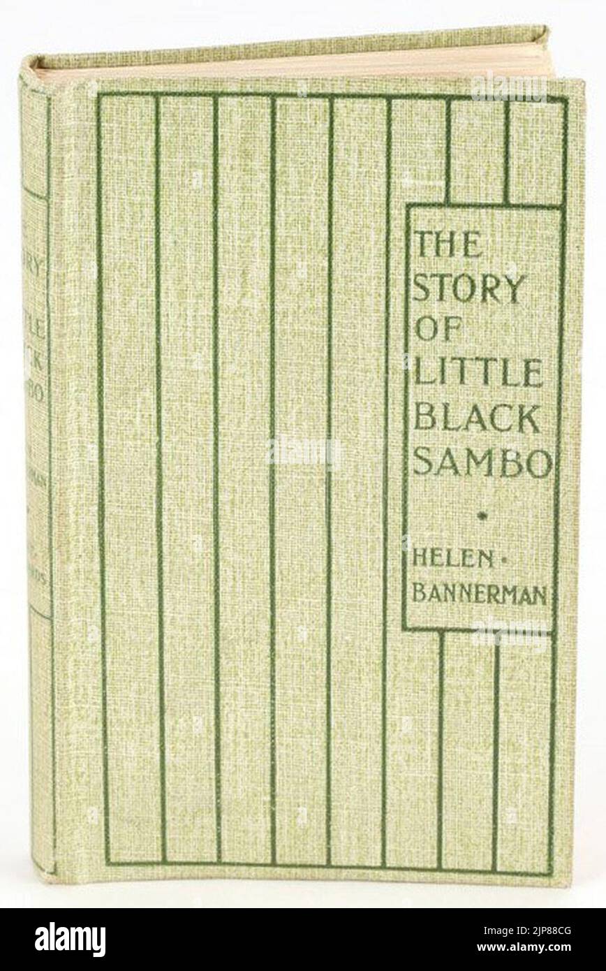The Story of Little Black Sambo 1899 First Edition Cover Stock Photo ...