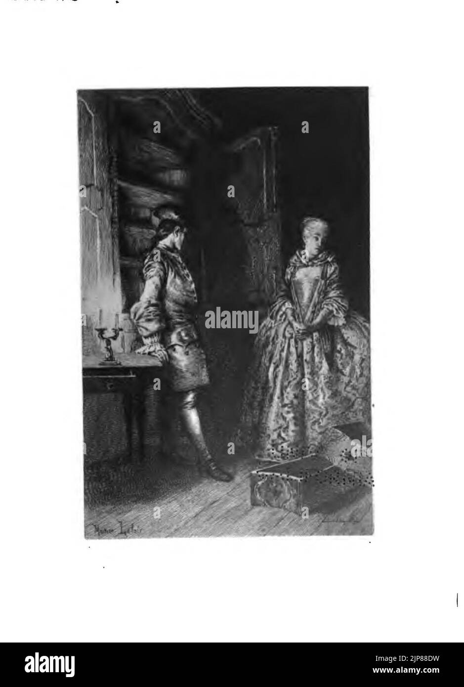 The Story of Manon Lescaut and the Chevalier Des Grieux Stock Photo - Alamy