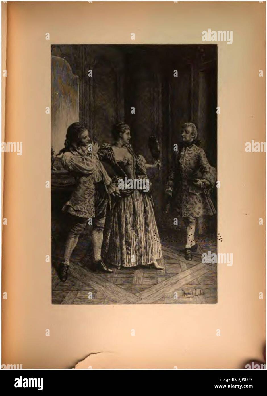 The Story of Manon Lescaut and the Chevalier Des Grieux Stock Photo - Alamy