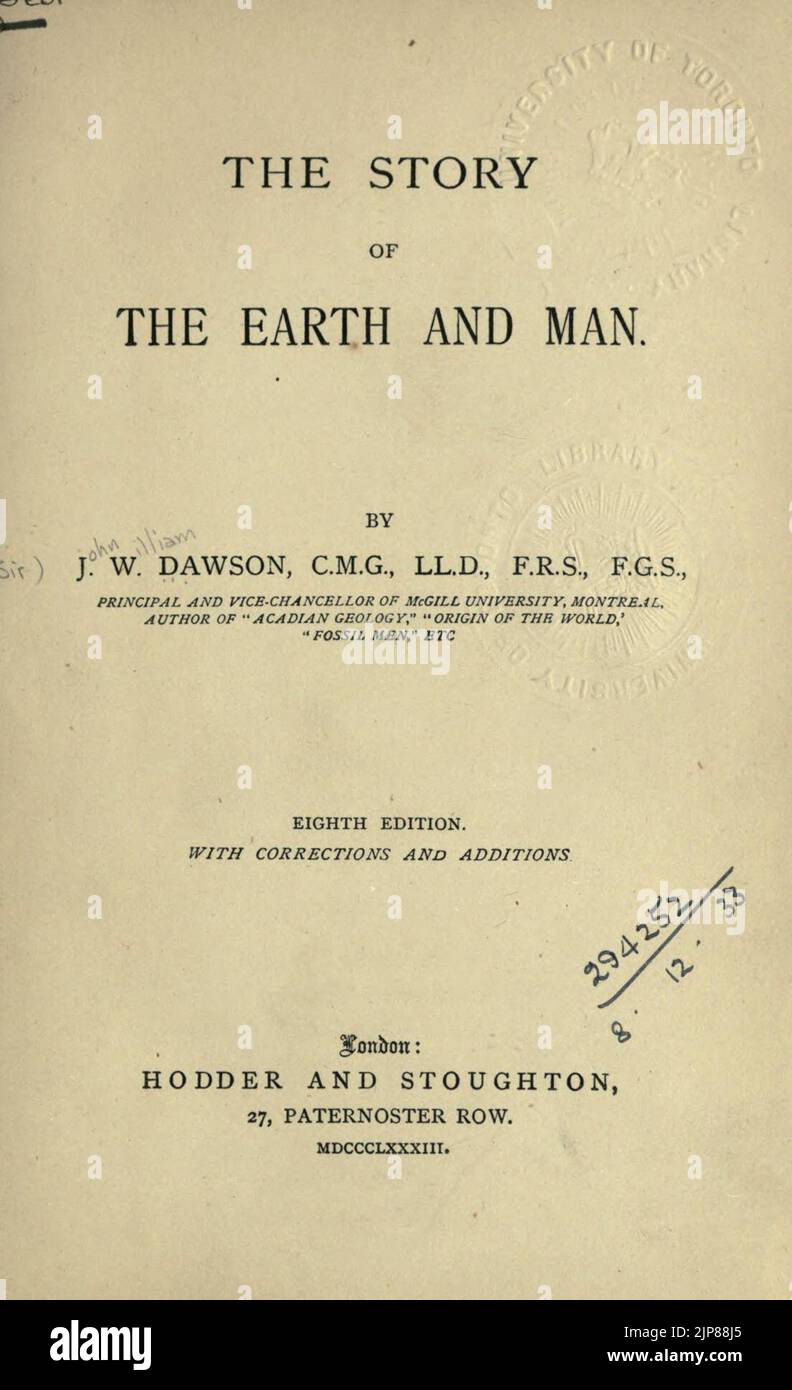 The story of the earth and man Stock Photo - Alamy