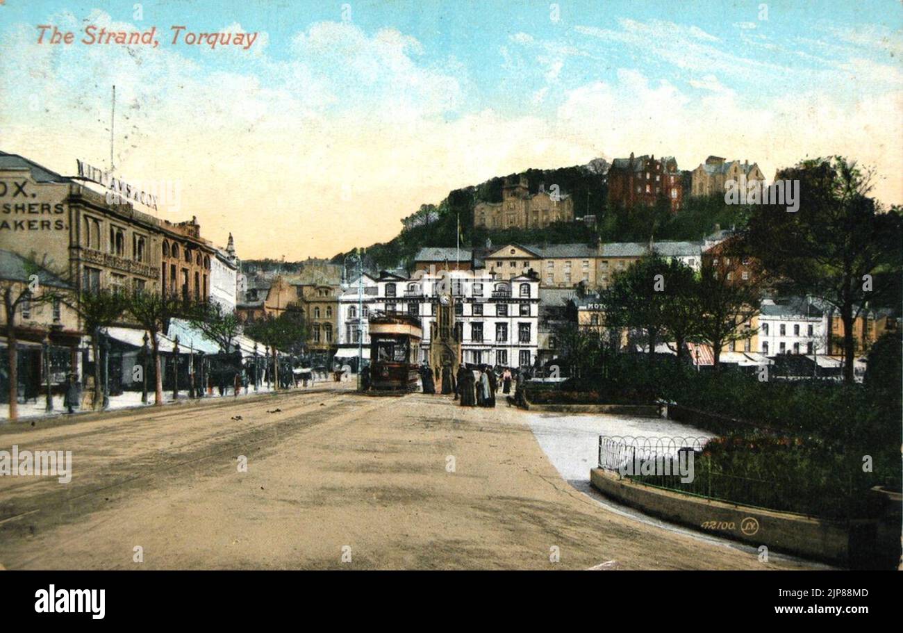 The Strand Torquay car 11 Stock Photo - Alamy