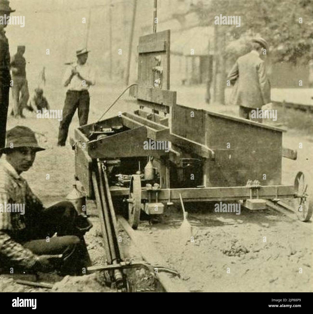 The Street Railway Review (Vol. 5, 1895) Electric track drill at South ...