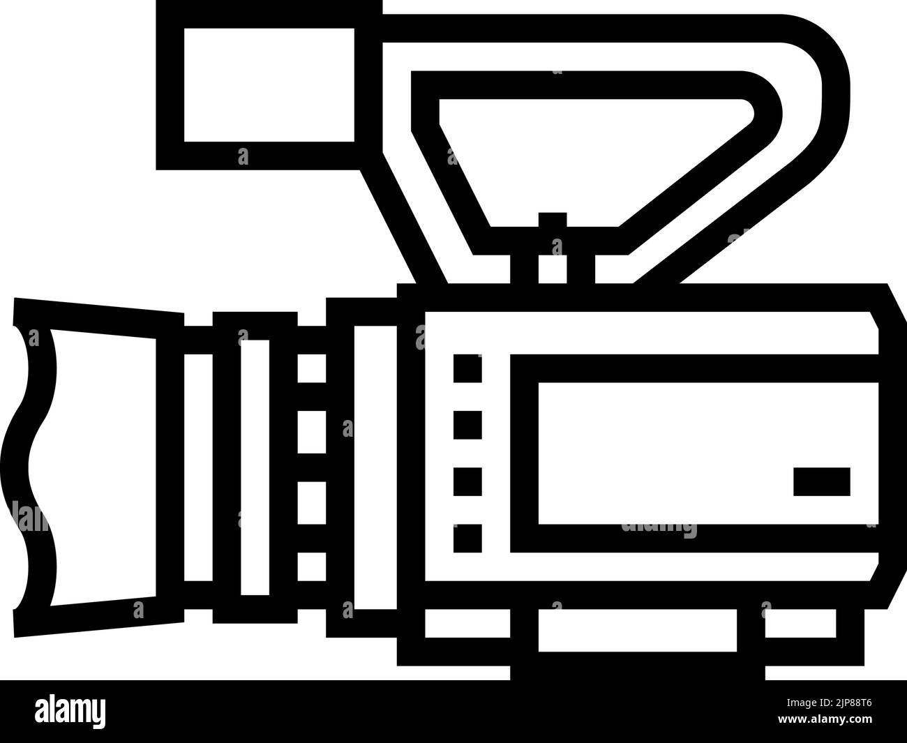 camcoder video production film line icon vector illustration Stock Vector Image & Art - Alamy
