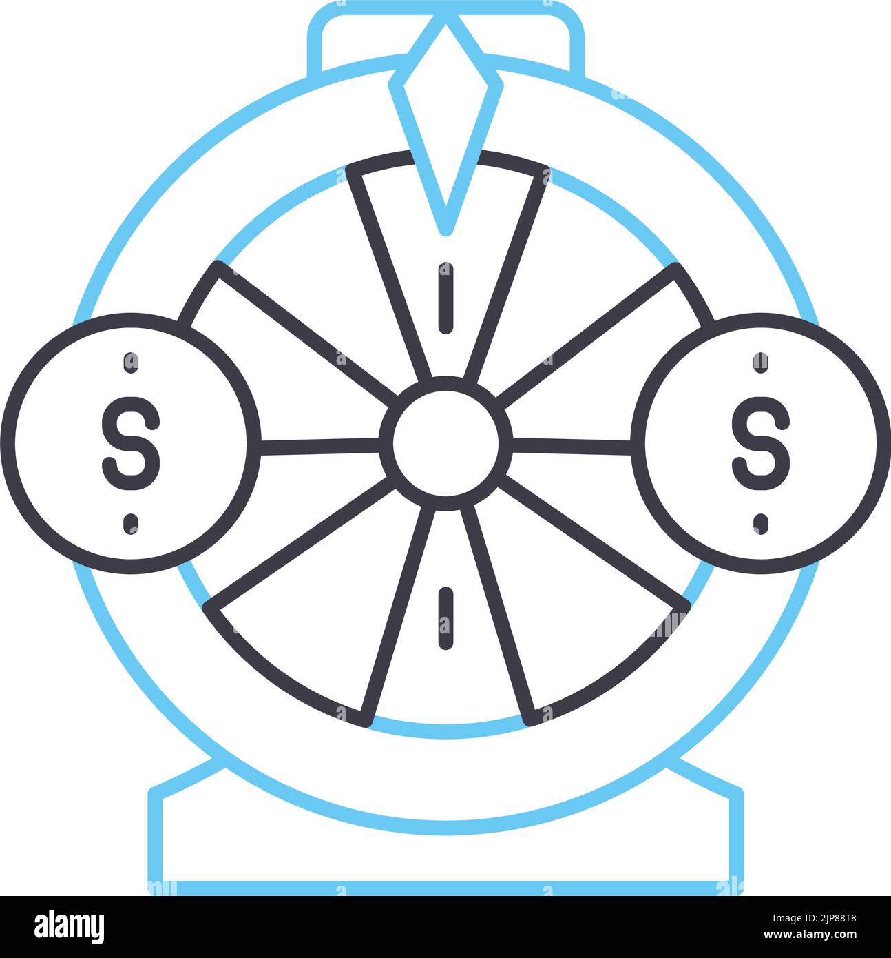 Big six wheel Cut Out Stock Images & Pictures - Alamy