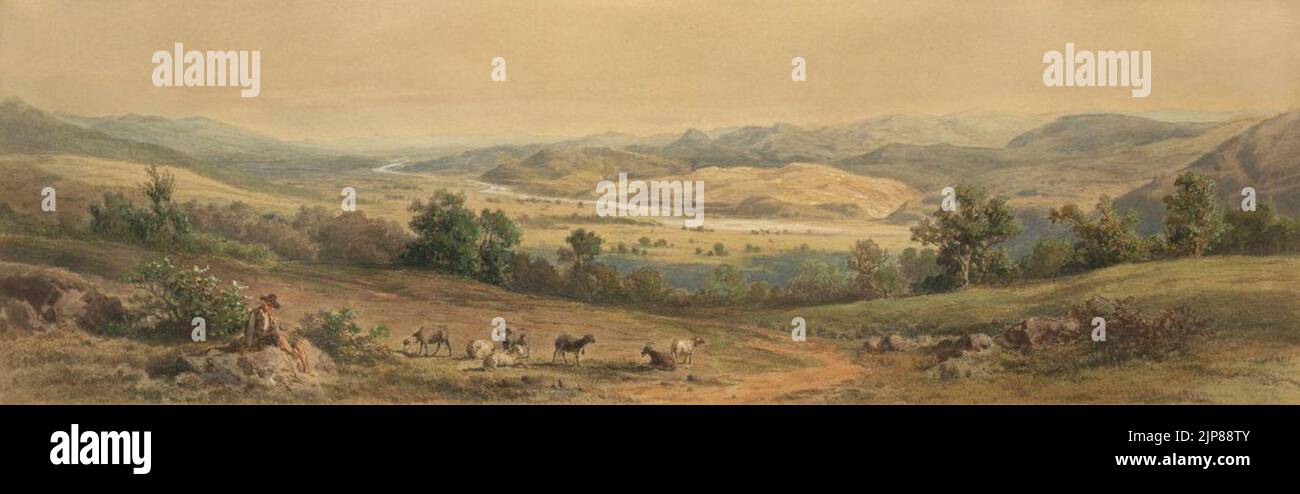 The Stryama river valley near Karlovo by Felix Kanitz Stock Photo - Alamy