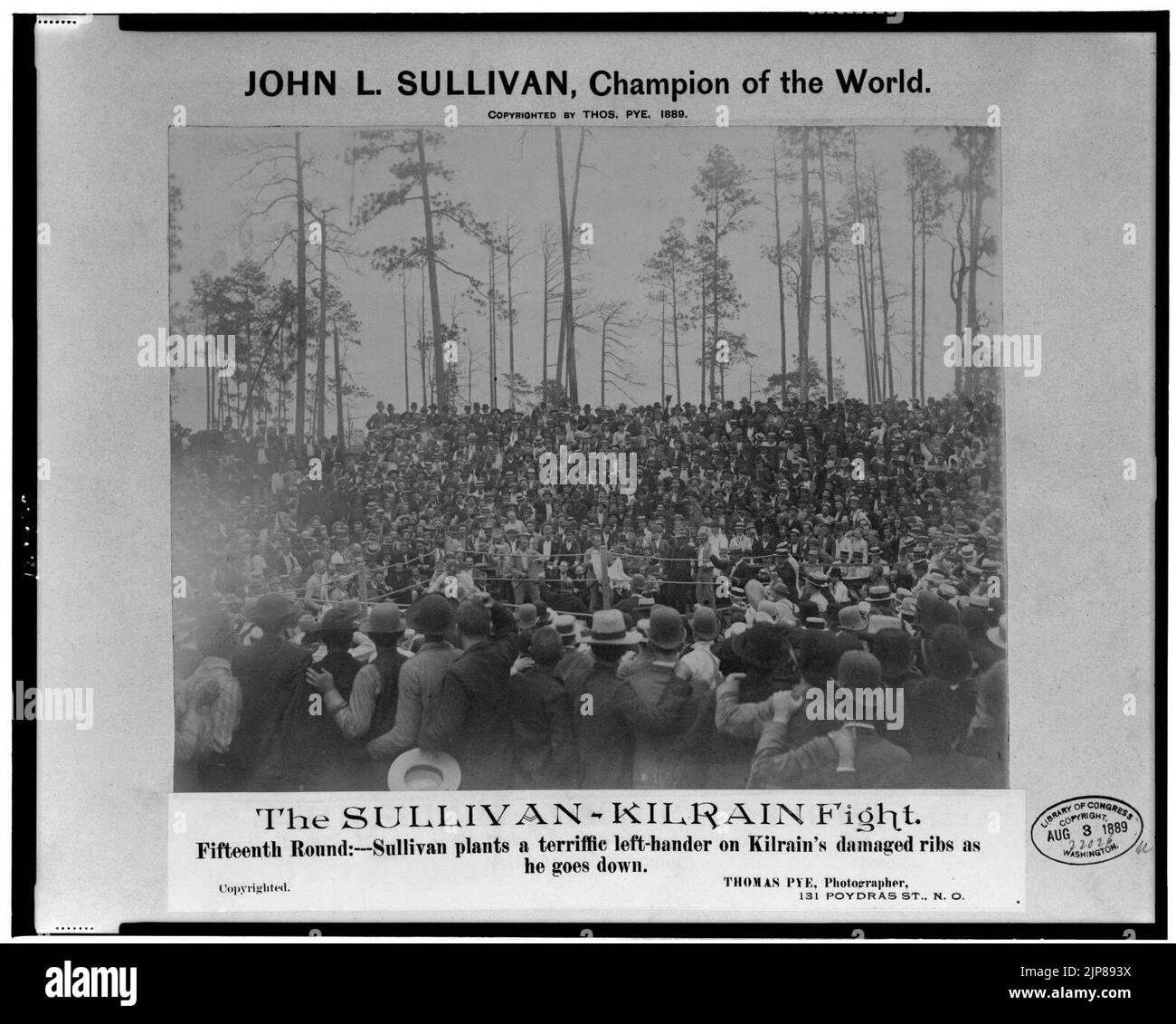 The Sullivan and Kilrain fight-John L. Sullivan, champion of the world ...