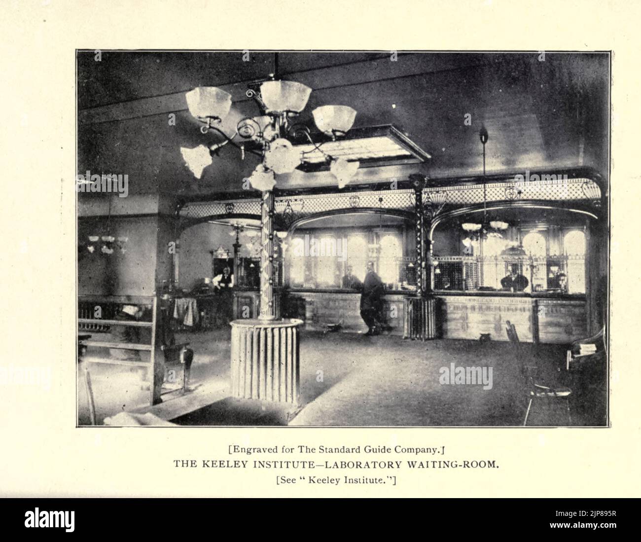 Keeley Institute, Laboratory Waiting Room from the book Chicago, the ...