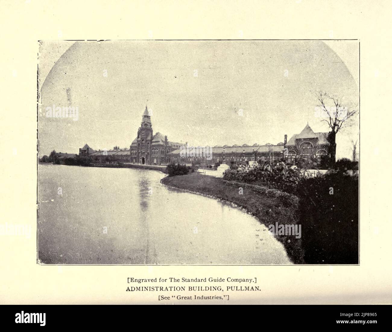 Pullman, Administration Building from the book Chicago, the marvelous ...