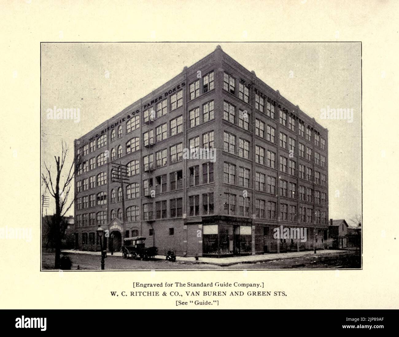 W. C. Ritchie & Co. Building Van Buren and Green Sts. from the book ...