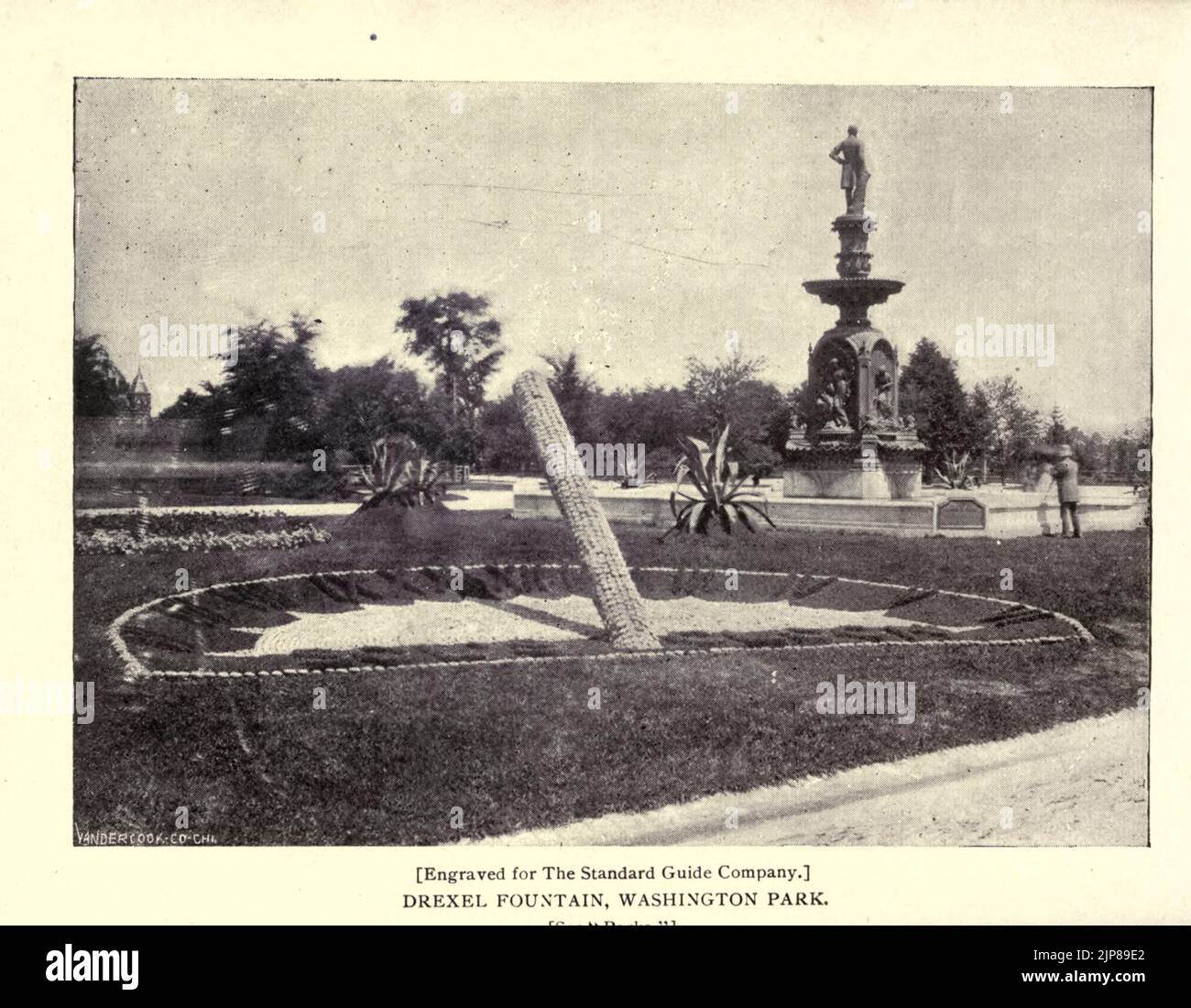 Drexel Fountain, Washington Park from the book Chicago, the marvelous ...
