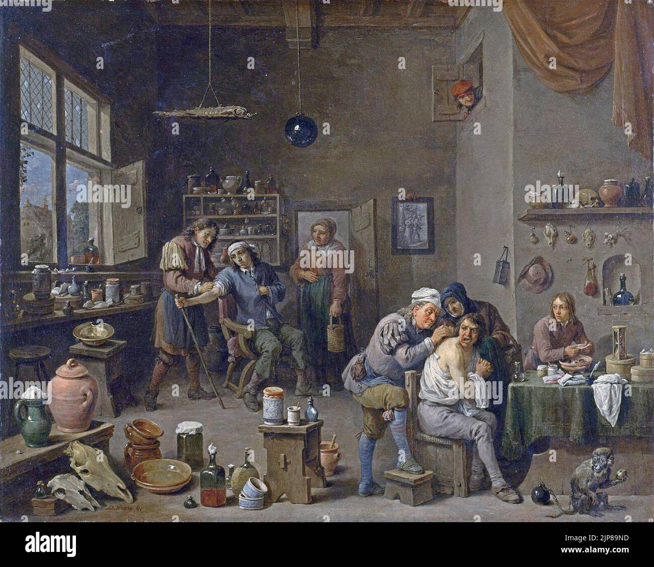 The surgeon by david teniers hi-res stock photography and images - Alamy