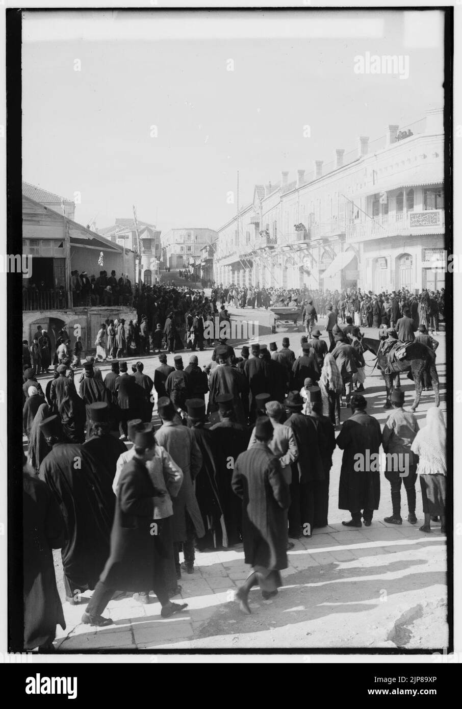 The surrender of Jerusalem to the British, December 9, 1917. British ...