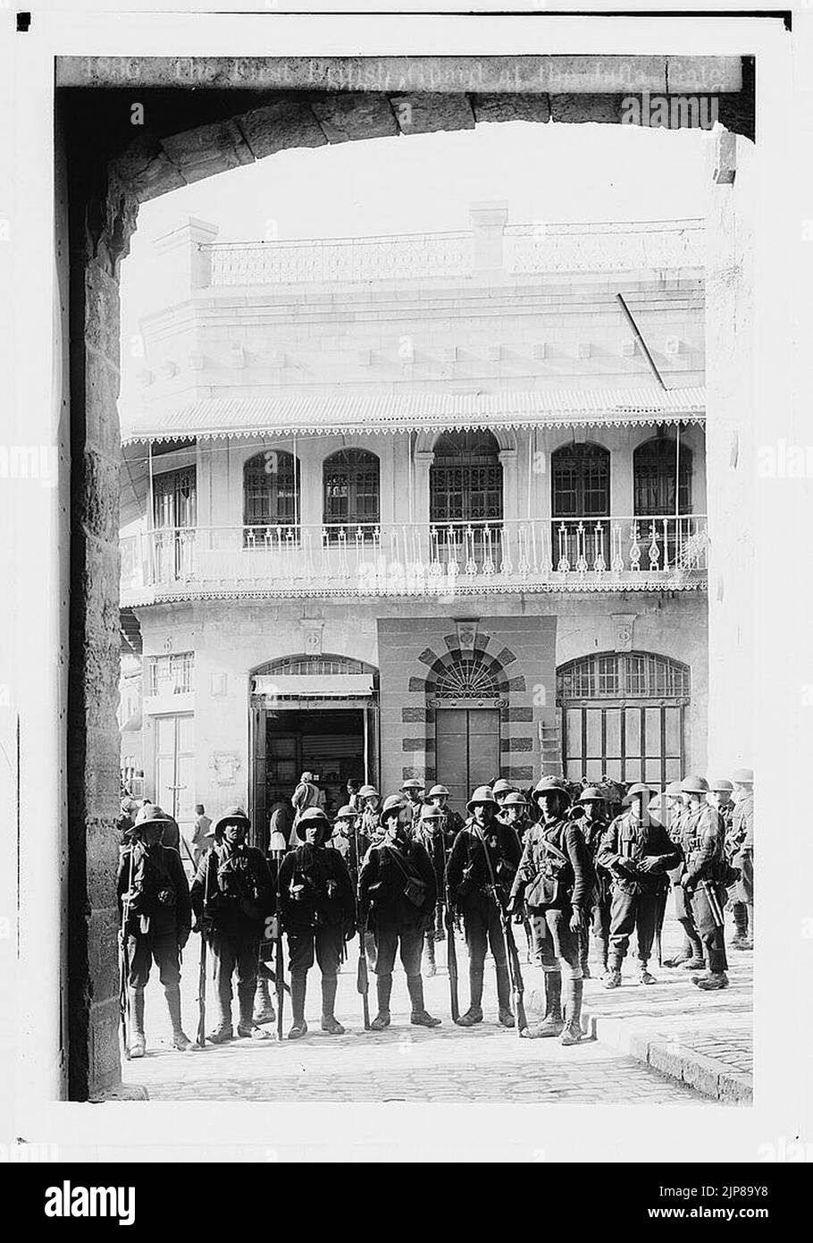 The surrender of Jerusalem to the British, December 9, 1917. The first ...