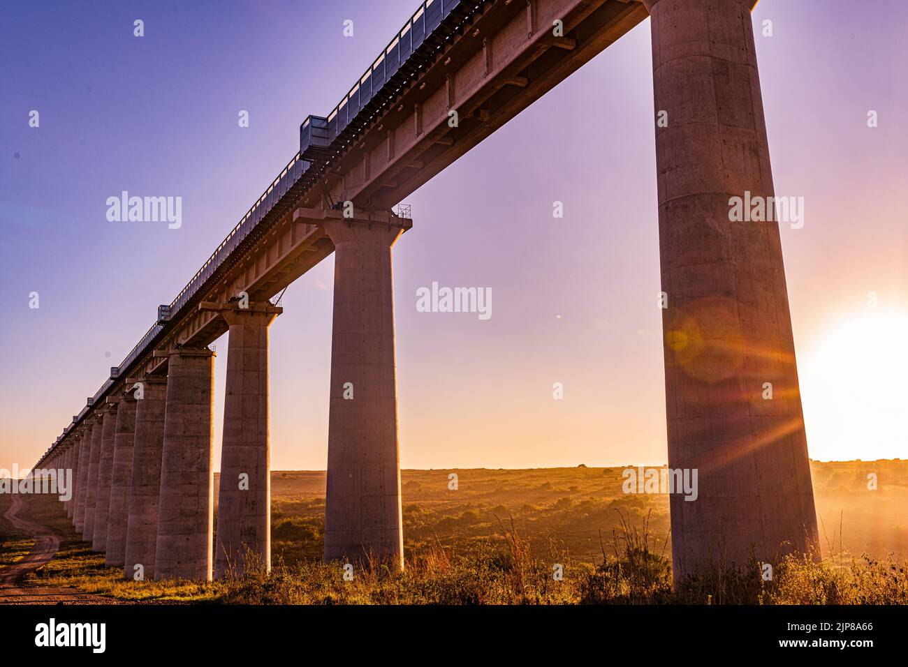 Nairobi National Park Kenya Railway Bridge Standard gauge railway ...