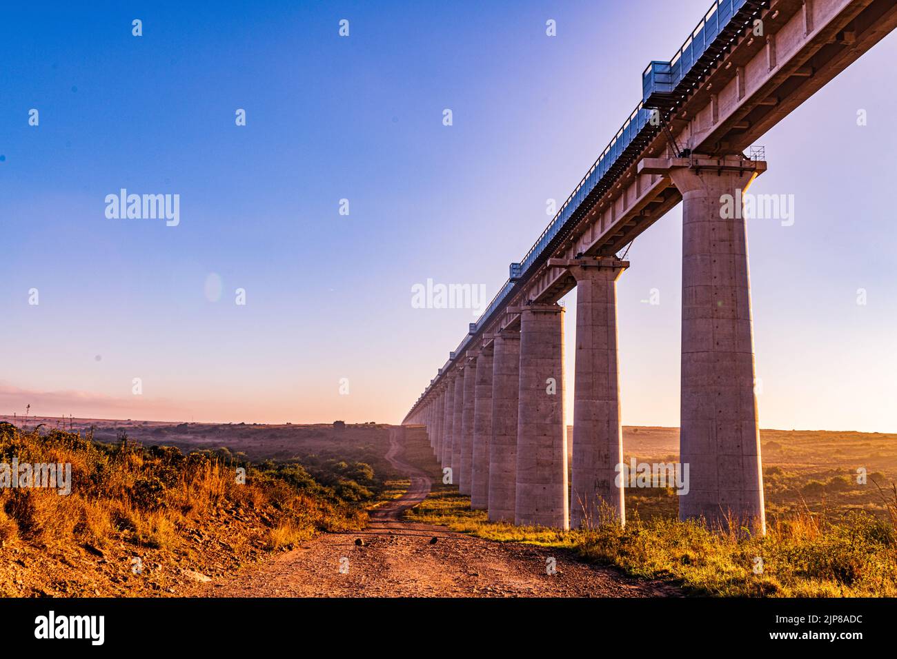 Nairobi National Park Kenya Railway Bridge Standard gauge railway ...