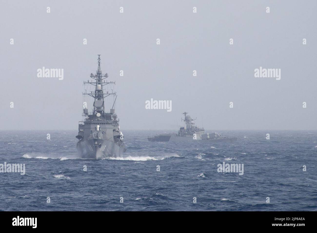 The Takanami-class destroyer JS Sazanami (DDG 113) and the Blackwood ...