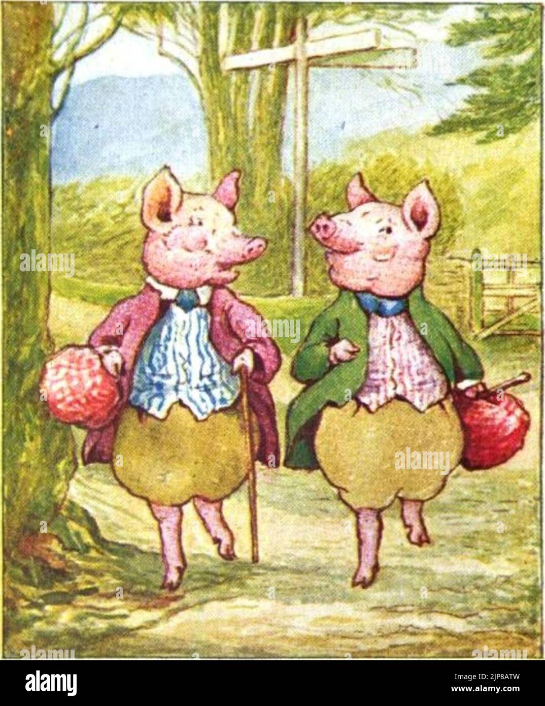 The tale of Pigling Bland pg 13 Stock Photo - Alamy