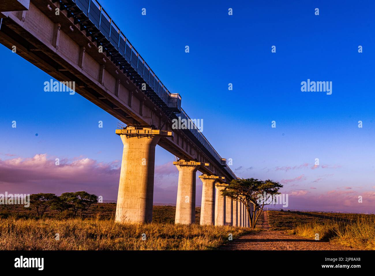 Nairobi National Park Kenya Railway Bridge Standard gauge railway ...