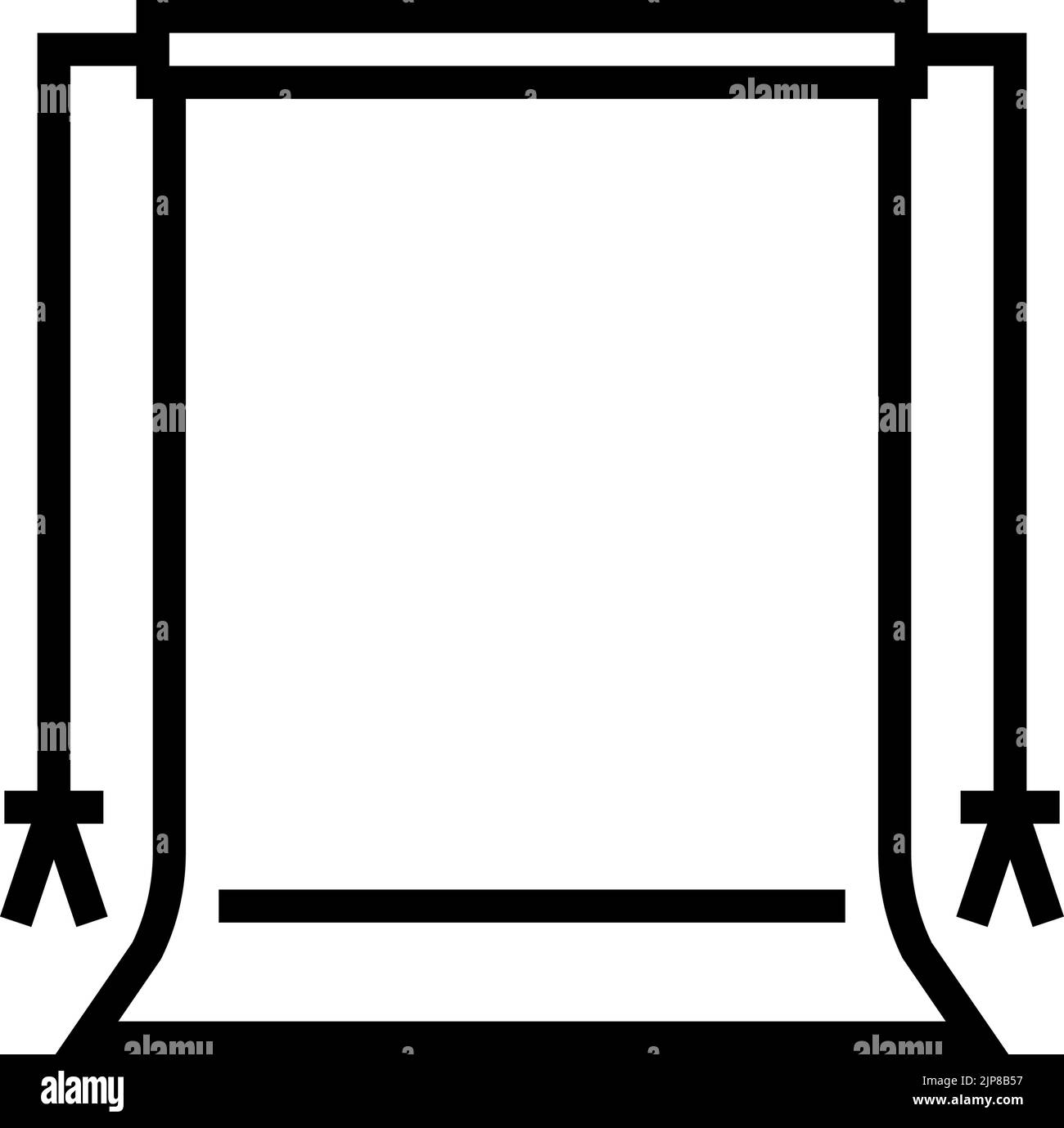 green chroma key line icon vector illustration Stock Vector Image & Art ...