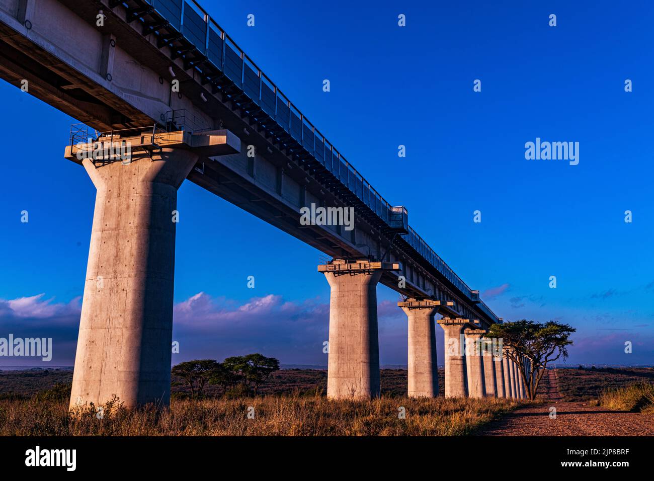Nairobi National Park Kenya Railway Bridge Standard gauge railway ...