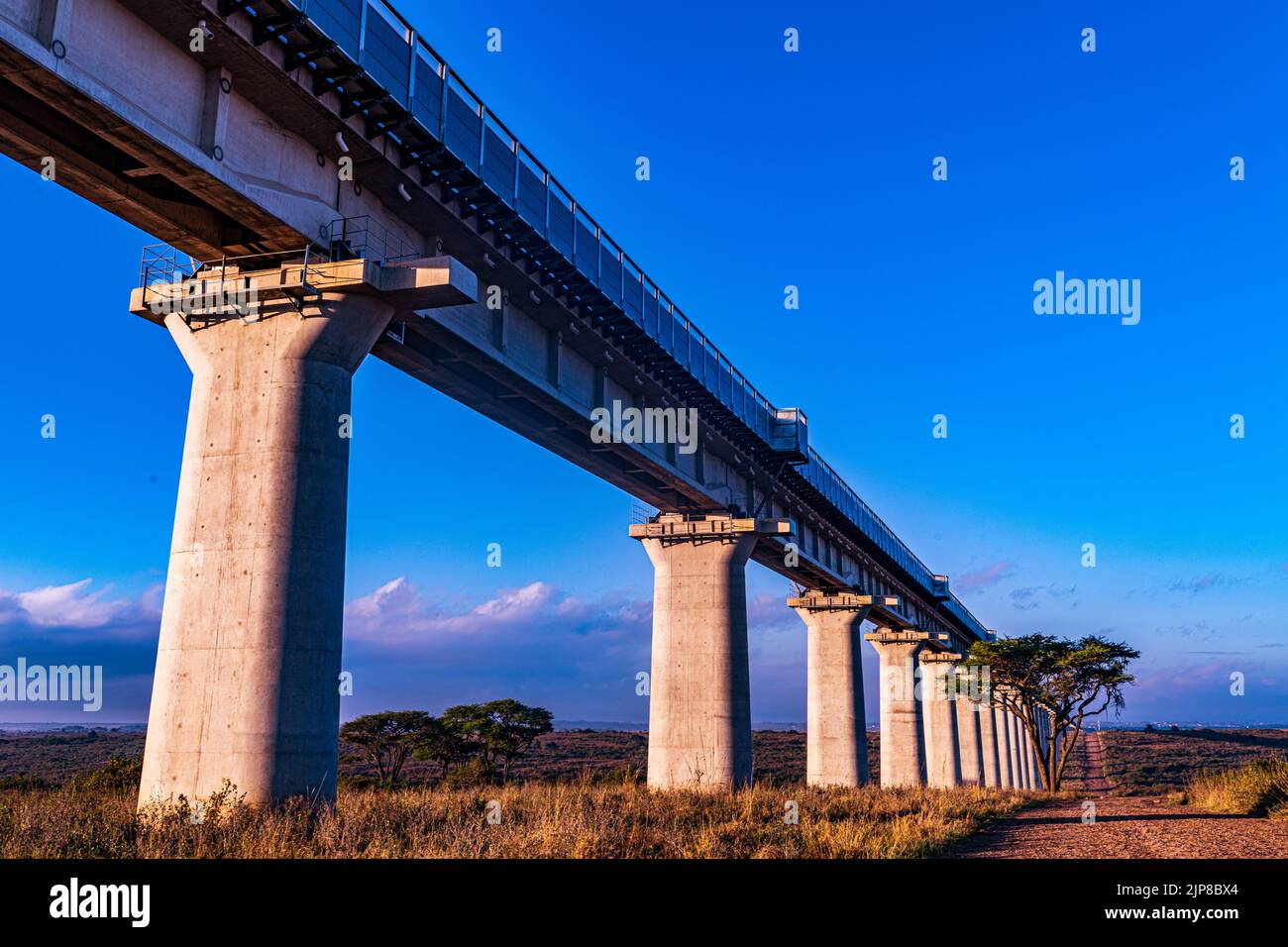 Nairobi National Park Kenya Railway Bridge Standard gauge railway ...