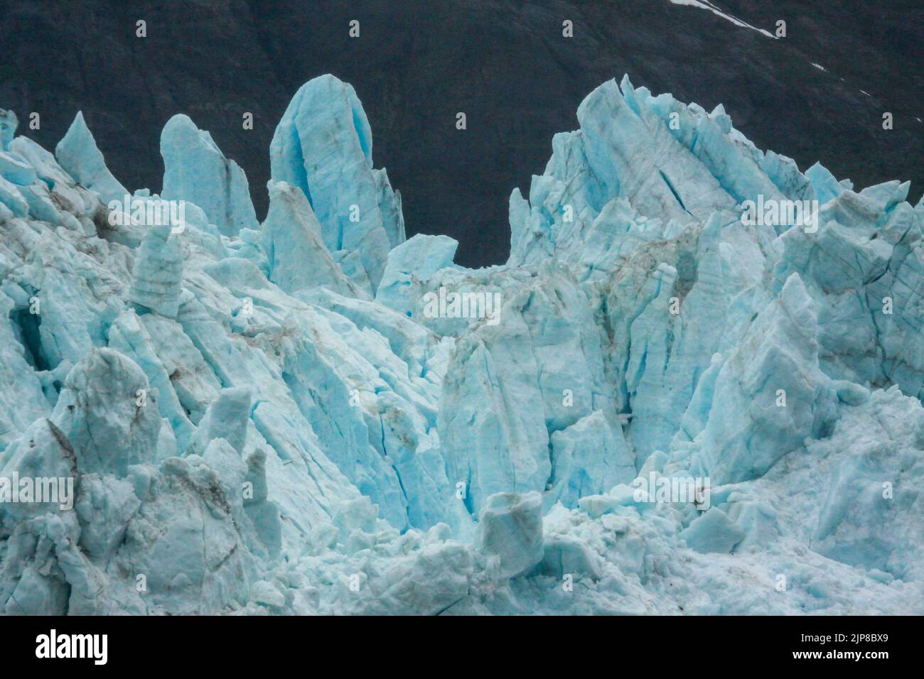 The ice of blue icebergs contains fewer air bubbles than those ...