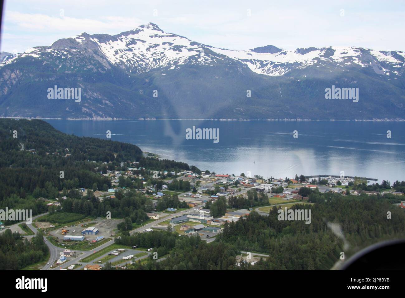Aerial photography of Glacier Bay, Alaska Stock Photo - Alamy