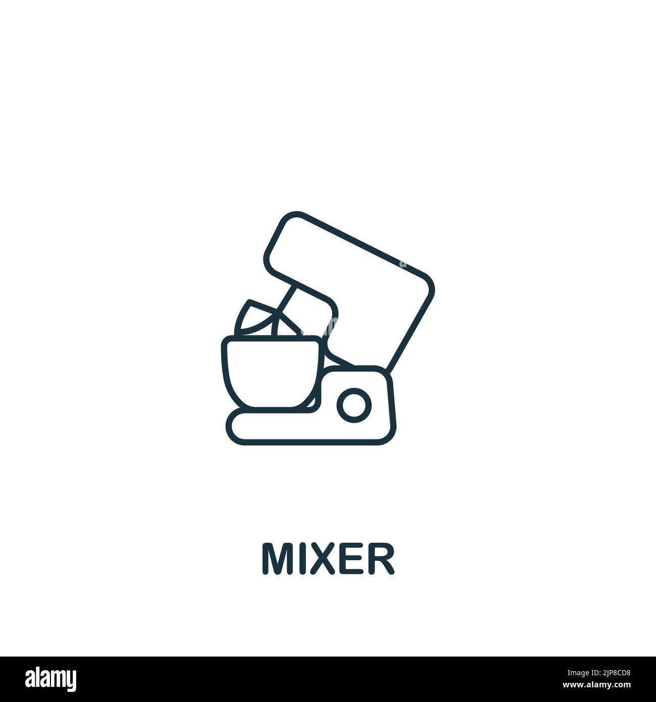 Mixer icon. Line simple icon for templates, web design and infographics ...