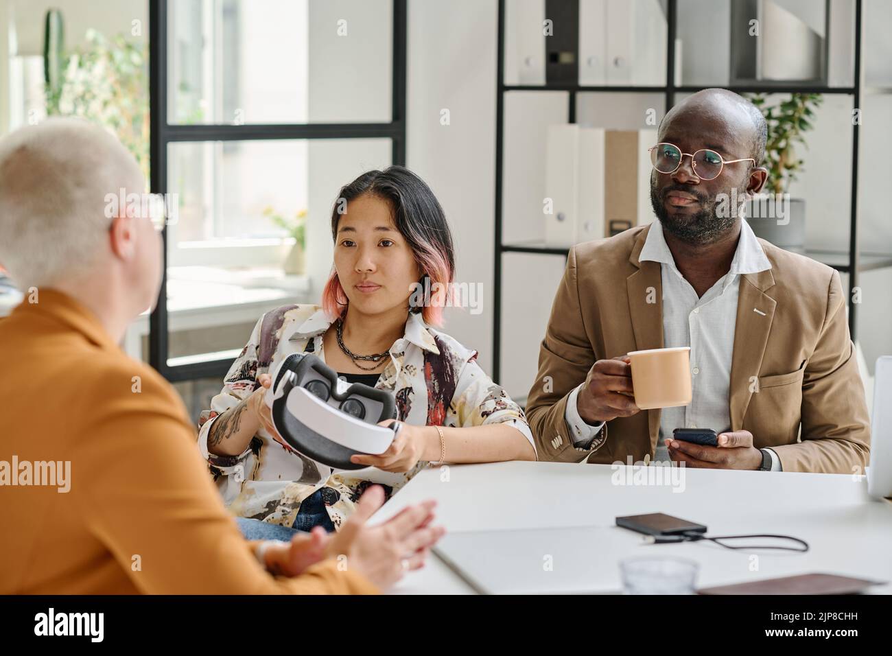 Group developers testing hi-res stock photography and images - Alamy