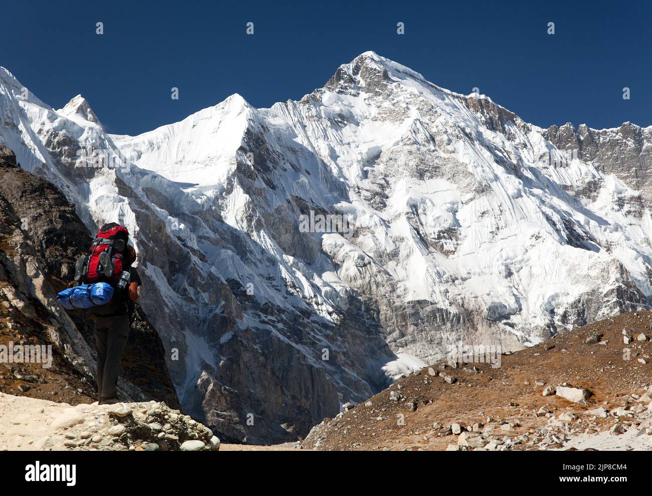 Mount Cho Oyu - way to Cho Oyu base camp - Everest area, Sagarmatha ...