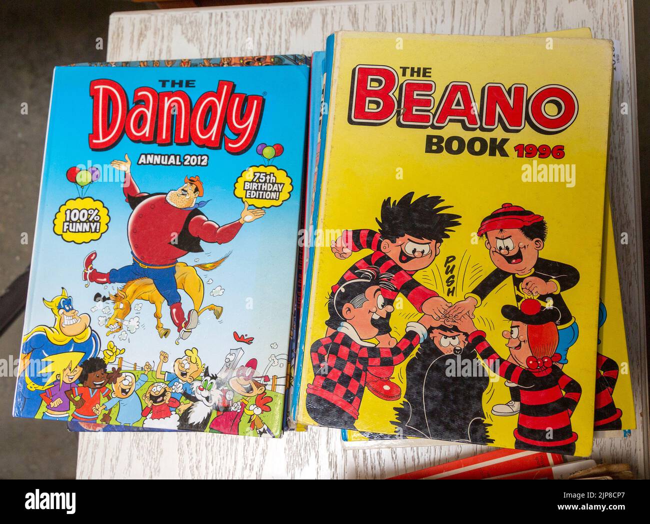 Dandy and Beano annuauls published by DC Thomson, on display at auction ...