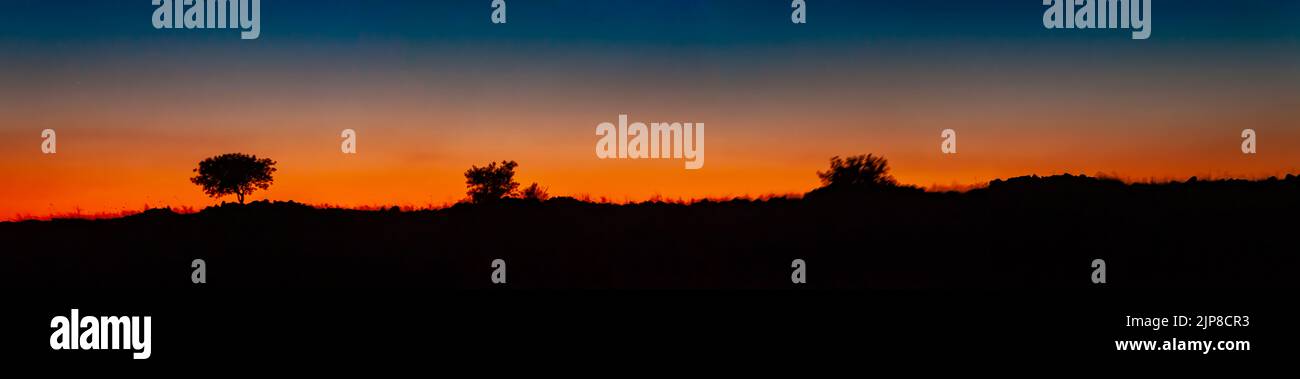 Beautiful mid August sun set in the Golan Hights, Israel Photographed ...
