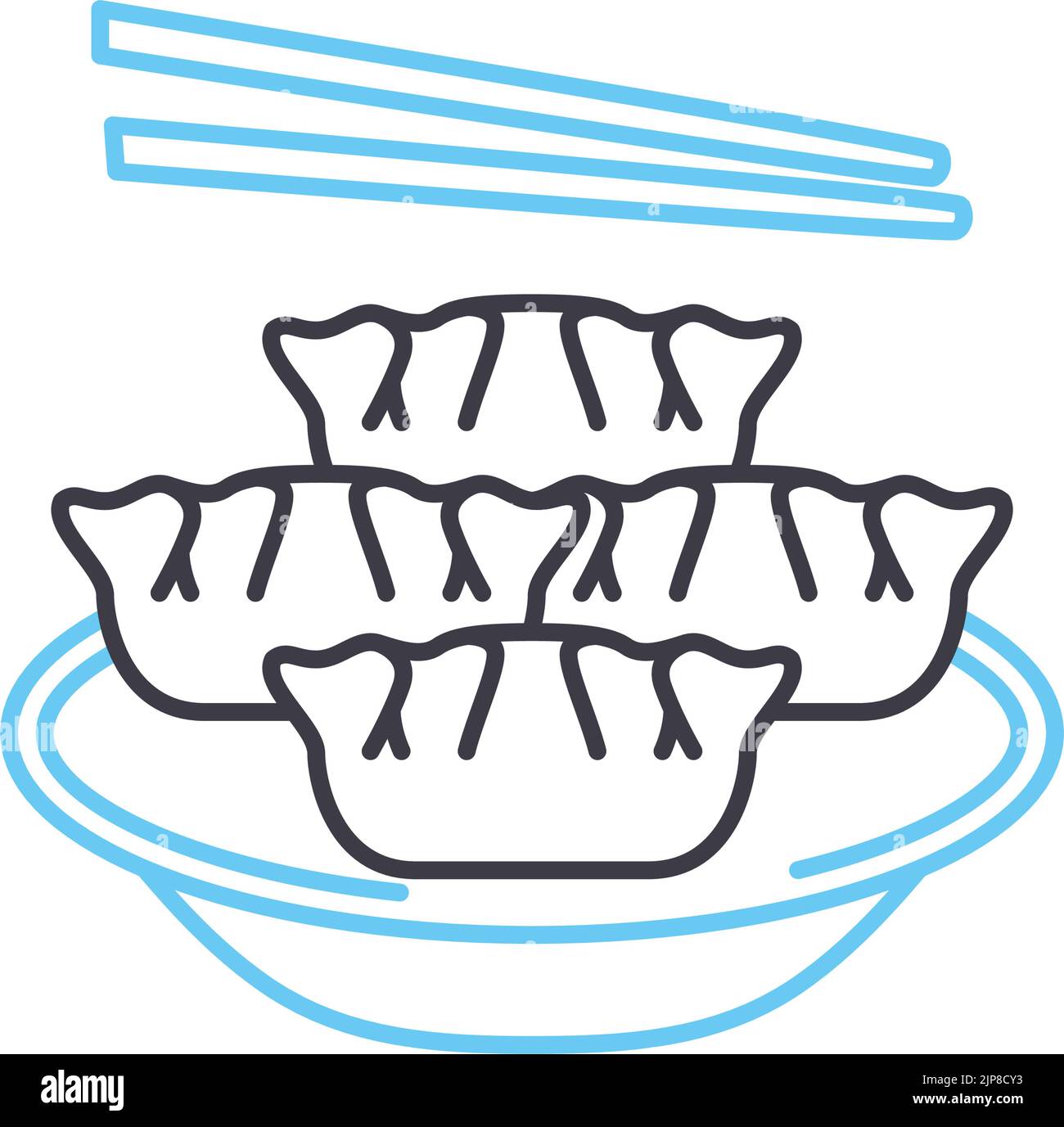 Steamed chinese soup dumpling Stock Vector Images - Alamy