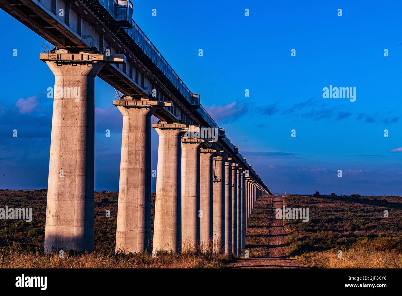 Nairobi National Park Kenya Railway Bridge Standard gauge railway ...