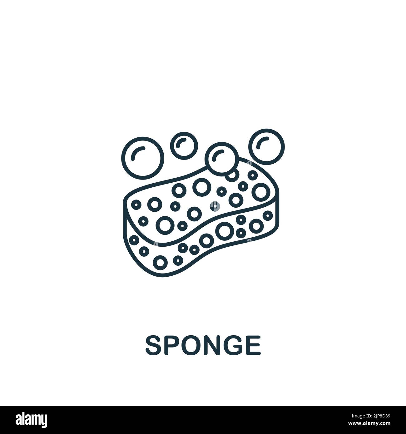 Hand sponge icon outline Stock Vector Images - Alamy